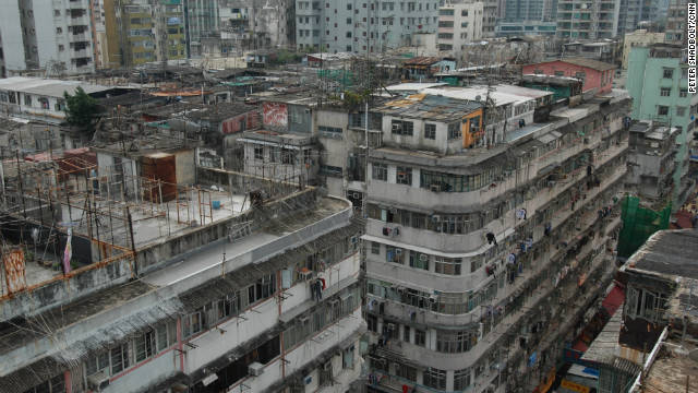 Slums With Penthouse Views Highlight Hong Kongs Wealth Divide