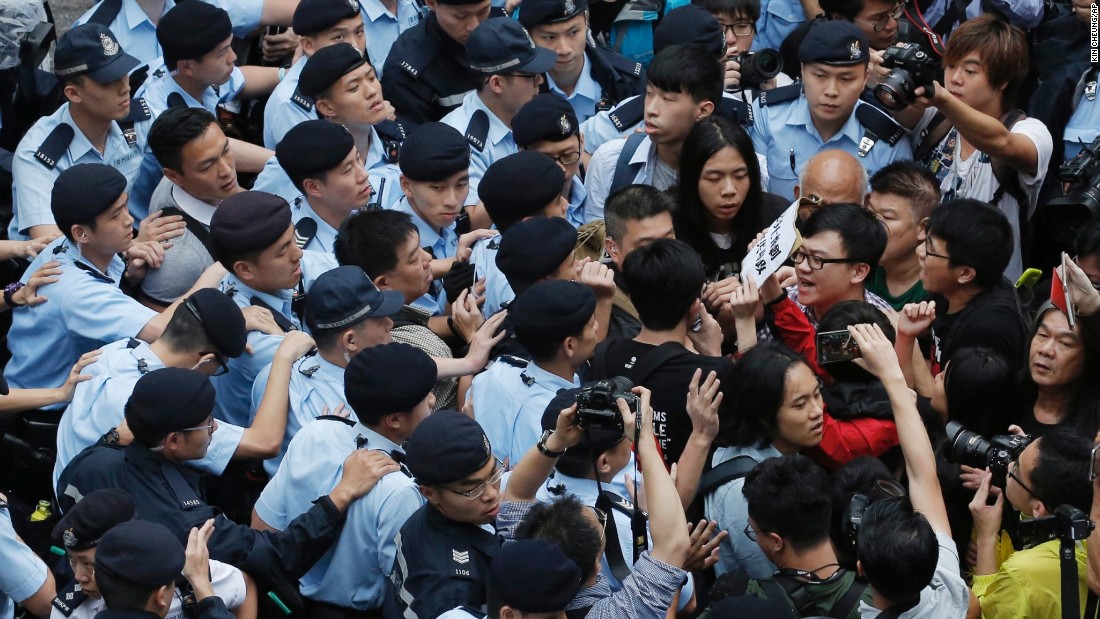 Barricades As Hong Kong Braces For Anti China Protests