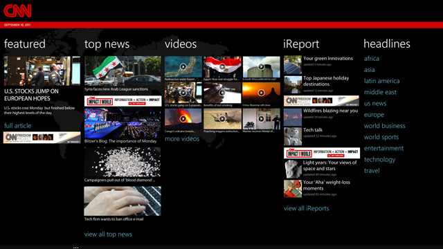 Coming soon…CNN’s new App for Windows Phones